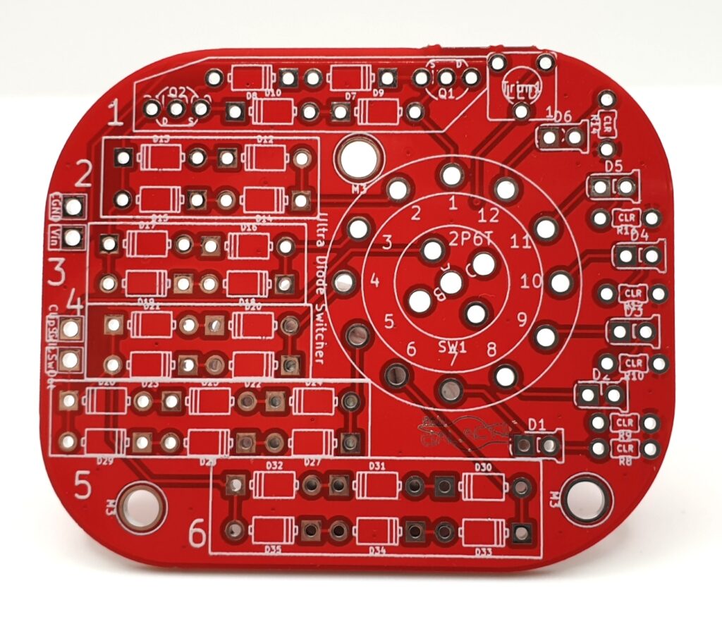 6 Way Diode Selection PCB – Pan Galactic Tech