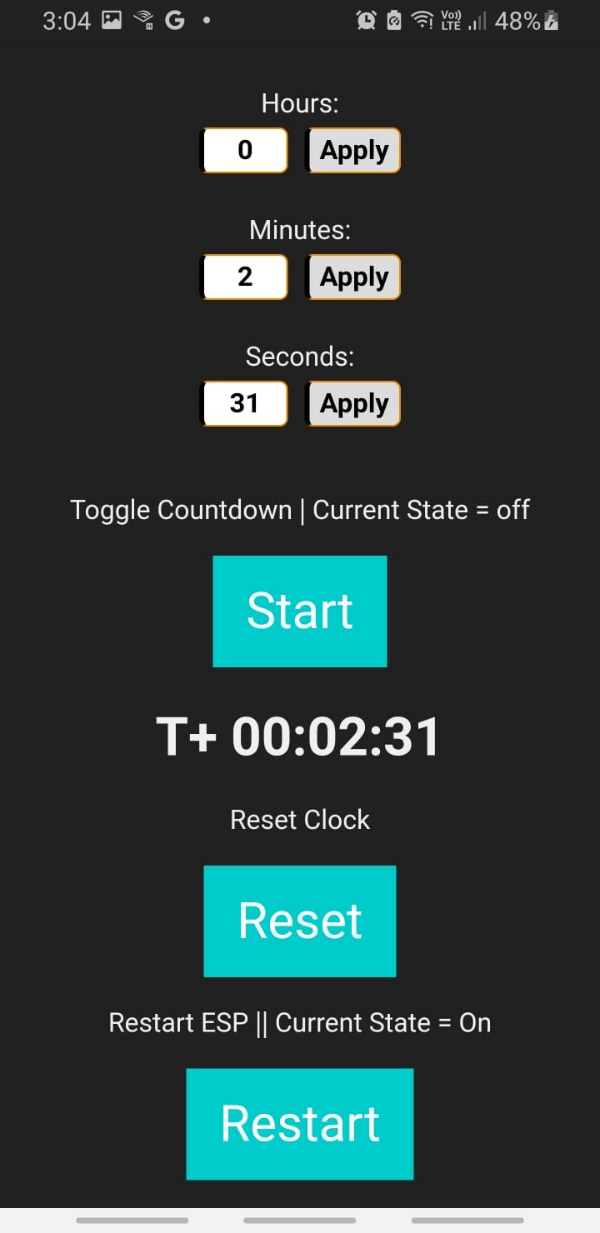 Rocket Launch Countdown Clock – Pan Galactic Tech
